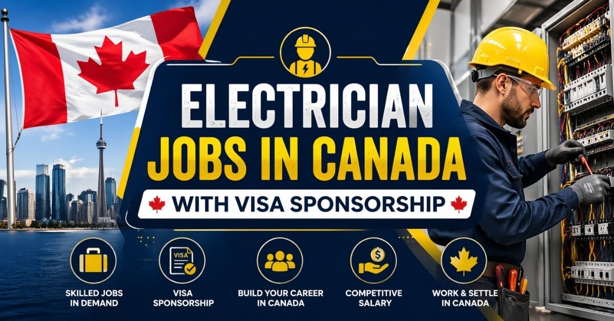 Electrician Jobs in Canada with Visa Sponsorship 2026